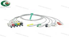 Watch:Compatible HP 5 Lead ECG Leadwire Clip Type IEC