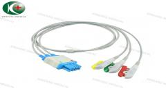 Watch:Compatible Nihon Kohden 3 Lead ECG Leadwire Clip Type IEC