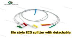 Watch:Din style ECG splitter with detachable European standard, 3-channel, clip