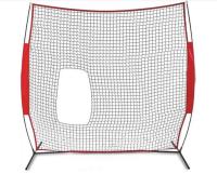 China 7x7 Ft Baseball Hitting Net Easy Setup Lightweight Baseball Batting Net for sale