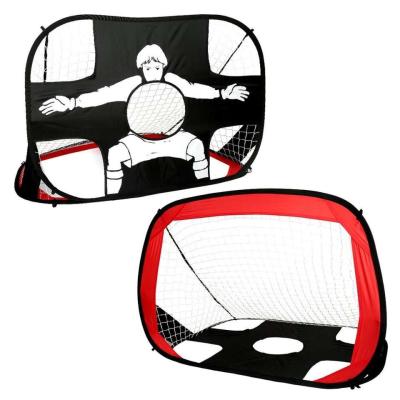 Cina Scopo di calcio del quadrato di 4FT con lo scopo a finestra del gioco dei bambini pieghevoli di pratica della borsa di NylonCarrying per addestramento all'aperto portatile in vendita