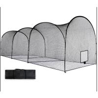 China 600D PU Softball Pitching Screen Customized Color Baseball Practice Net for sale