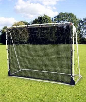 Cina 3 in 1 rete d'acciaio rivestita di rimbalzo dell'obiettivo di potere di scopo di calcio del metallo in vendita