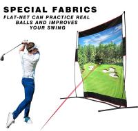 China High Durability Fiberglass Golf Hitting Practice Net Durable Long Frame for sale