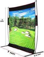 China High Durability Fiberglass Golf Hitting Practice Net Durable Long Frame for sale