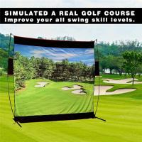 China High Durability Fiberglass Golf Hitting Practice Net Durable Long Frame for sale