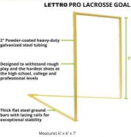 China Customized Nylon Lacrosse Training Net Ergonomic Design Textured Grip for sale