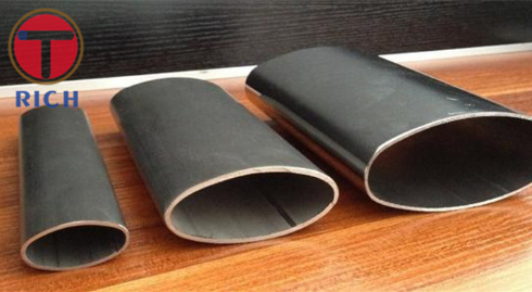 elliptical flat sidede tube