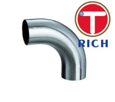 中国 90度の肘ASME B16.9 DIN 2605を機械で造る造られたステンレス鋼の管 販売のため