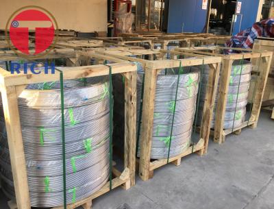 China Tubo enrolado soldado do permutador de calor 316 de ASTM A249 304 tubo de aço inoxidável à venda