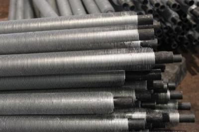 Cina Metropolitana alettata di alluminio a spirale a forma di L per lo scambiatore di calore del dispositivo di raffreddamento di aria in vendita