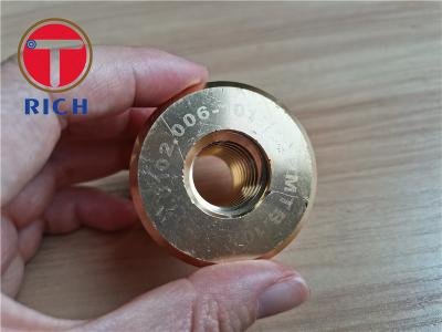 China Brass C1100 Copper Bronze Cnc Lathe Turning Parts Threading M12 M10 for sale
