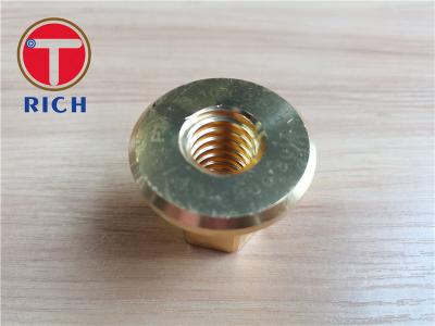 China Brass C1100 Copper Bronze Cnc Lathe Turning Parts Threading M12 M10 for sale