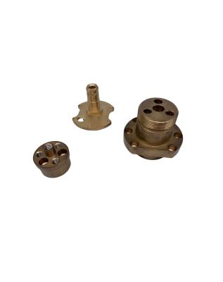 Cina Parti in ottone CNC su misura ±0,01 mm Tolleranza Precisione Parti CNC in vendita