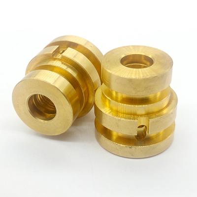 China H59 H62 Lead Free Copper CNC Turned Components Non Standard Brass Metal Turned Parts for sale