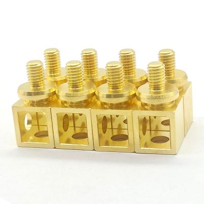 China 0.01mm-0.005mm Tolerance Custom CNC Turned Parts Brass Precision Turned Components for sale