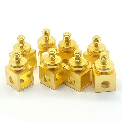 China 0.01mm-0.005mm Tolerance Custom CNC Turned Parts Brass Precision Turned Components for sale