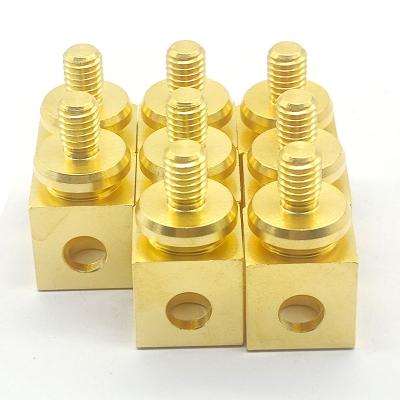 China 0.01mm-0.005mm Tolerance Custom CNC Turned Parts Brass Precision Turned Components for sale