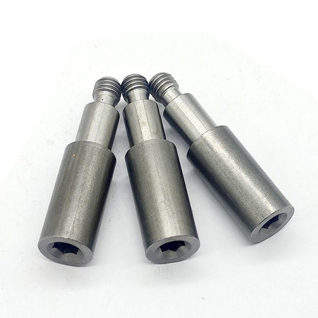 Custom CNC milling component close-up