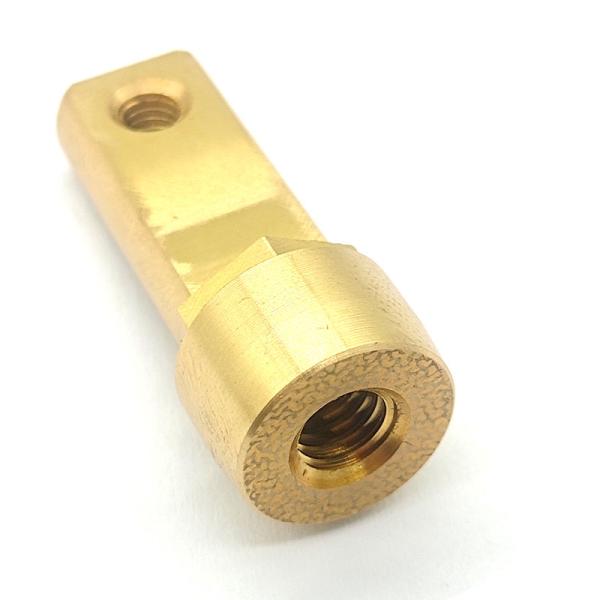Quality Customized OEM Copper CNC Turning Parts Wheel Hex Sleeve Adapter Non Standard for sale