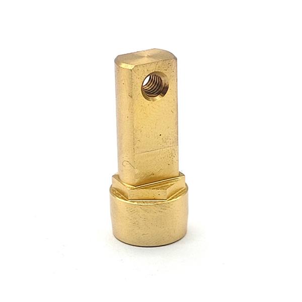 Quality CNC Machining Hex Brass Female Connector Compressed Air Pneumatic Tool Head OEM for sale