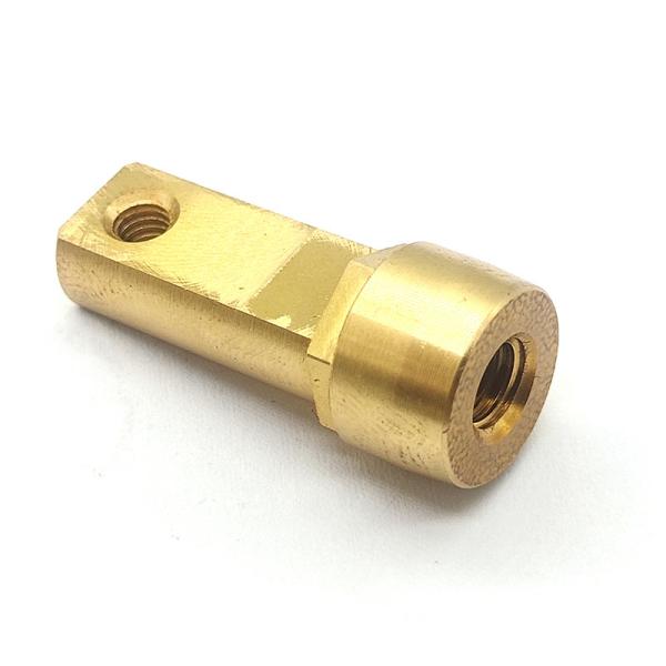 Quality CNC Machining Hex Brass Female Connector Compressed Air Pneumatic Tool Head OEM for sale