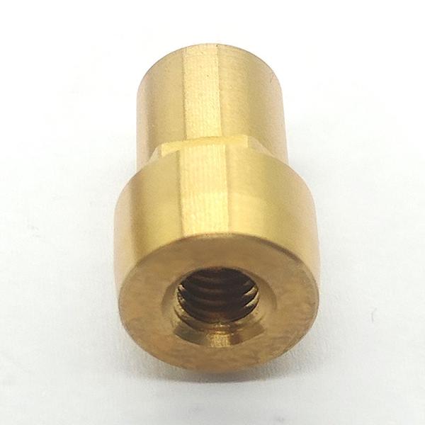 Quality Gold Plated CNC Machining Turning Parts Brass Machined Components Terminal for sale