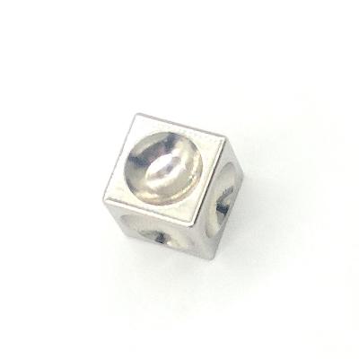 China Fixing Block Aluminum Alloy Multifunctional Connector Cube M3 M4 M5 M6 Hex Nut Aluminum Cube Display Connector for sale