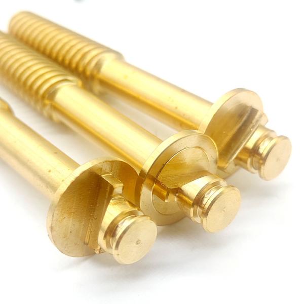 Quality Gold Colored CNC Machining Services Head Bolts For Motorcycle Car Conversions M8 for sale