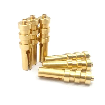 China Custom Machined C11000 C12200 Copper Grounding Pin With Acid Pickling Finish for sale