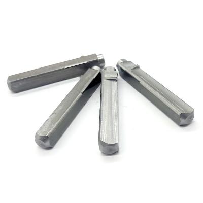 China Custom Carbon Steel Hexagonal Precision Machined Pins Non Standard CNC Machining Parts for sale