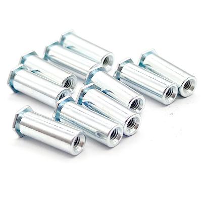 China Custom Zinc Plated Hexagonal Threaded Standoff Inserts CNC Machining 0.01mm Tolerance for sale