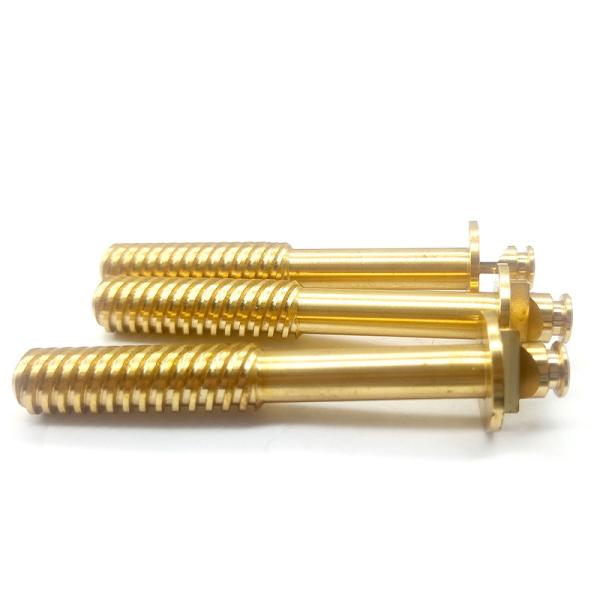 Quality CNC Machining Brass Metal Pin 0.01mm Tolerance For Automation ISO9001 Certified for sale