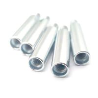 Quality Custom CNC Machined Zinc Plated Carbon Steel Lock Pin With Threaded End for sale