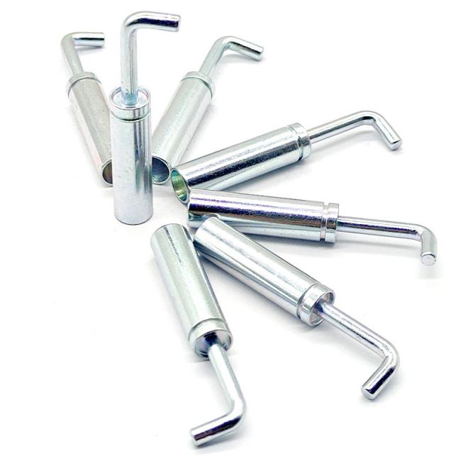 Close-up of CNC milling machine in operation