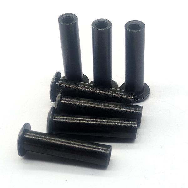 Quality M4 CNC Milling Parts Black Aluminum Threaded Standoffs Waterproof for sale