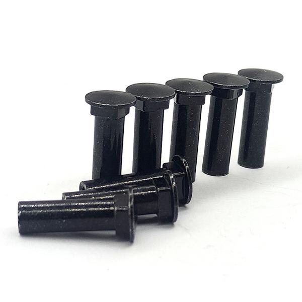 Quality Black Flat Head Aluminum Rivets M2 M3 M6 M8 M10 M12 Round Head Aluminum Rivets for sale