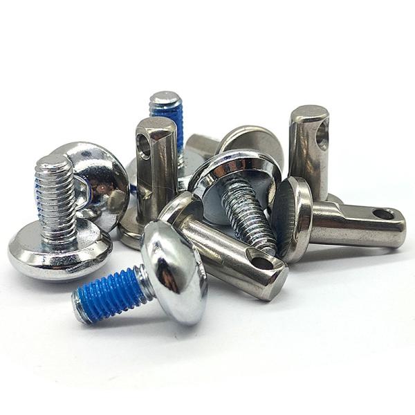 Quality Silver Multi Purpose Cold Headed Screws 0.01mm Tolerance Mechanical Shaped Bolts for sale
