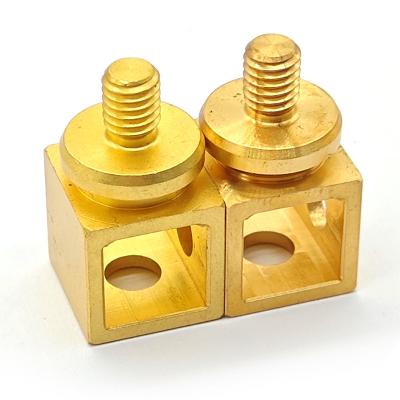 China Automotive Custom Made CNC Parts Polishing Turned Brass Components High Precision for sale