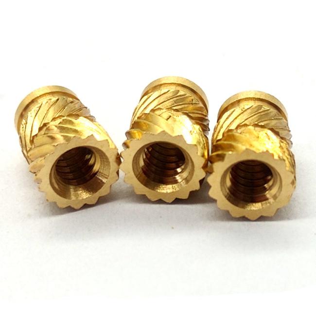 Precision CNC machined brass components