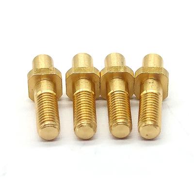 China Custom Made CNC Brass Parts Turning / Milling / Drilling Thread Shaft for sale