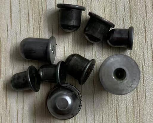 CNC machined components close-up