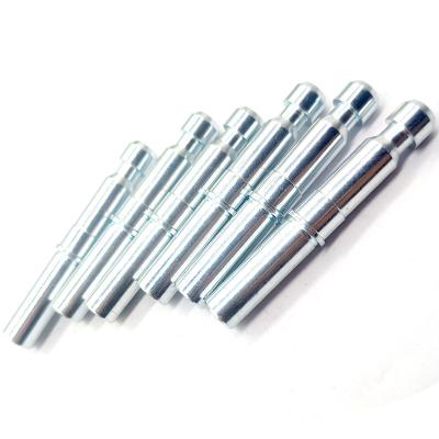 China High Precision CNC Machined Zinc Plated Steel Lock Pins For Mechanical Equipment for sale