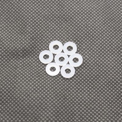 China Micro CNC Machining Nylon Parts White Nylon Washers Multi Purpose Customized for sale