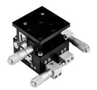 China XYZ Three Axis Displacement Platform Moving Horizontal Precision 0.02mm Guide Rail Module for sale