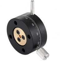 China Manual 360 Degree Precision Rotation Stage Aluminum Alloy D25 D40 D60 29.4N 68N Load for sale