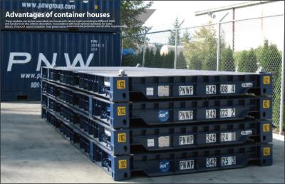 Cina Alloggio del container di resistenza di terremoto con la struttura d'acciaio saldata in vendita