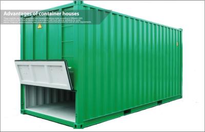 Cina 20Ft hanno prefabbricato le Camere dell'alloggio del container/cassa di trasporto per la stazione in vendita