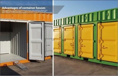 Cina 20' Camera modulare del container/ha prefabbricato le case con la struttura d'acciaio di colore in vendita