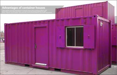 Cina Camera su misura del container di rosso 20ft per vivere/villaggio festa/di stoccaggio in vendita
